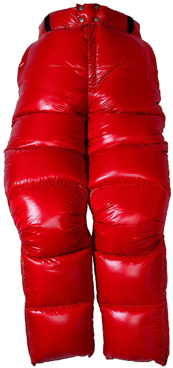 www.parkasite.com - down pants Arctic Pants red shiny - 1000 gram ...